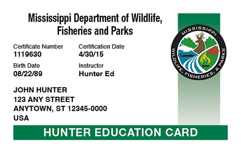 MDWFP Offers Full Certification Online Hunter Education Class To ...